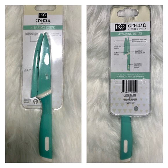 IKO Crema Kitchen Tools | Kitchen | Iko Green Stainless 4 Paring Knife ...